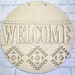 Aztec Welcome Door Hanger Everyday All Year Door Hanger Western Door ...