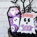 Retro Ghost Tiered Tray Set | Hey Boo Tiered Tray | Spooky Season | Set ...
