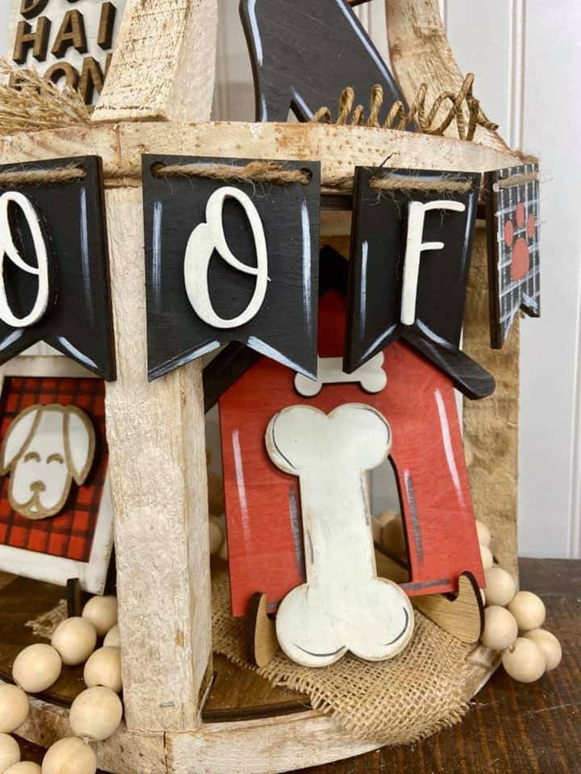 Dog Tiered Tray Set Tiered Tray Sets Pet Tiered Tray Dog - Etsy