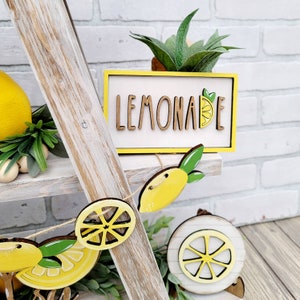 Lemon Tiered Tray Set | Lemonade Tiered Tray | Squeeze the Day | Set of ...
