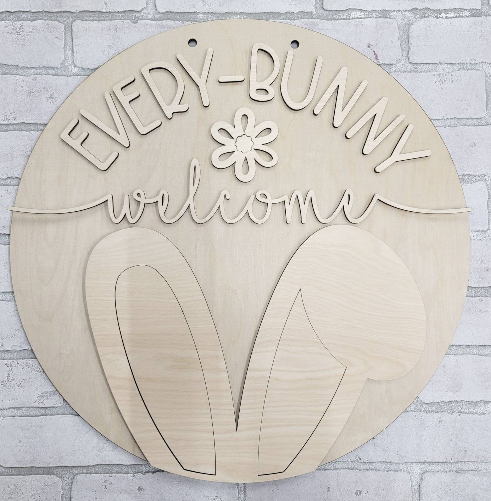 Every Bunny Welcome Door Hanger | Easter Porch Decor | DIY Easter Bunny ...
