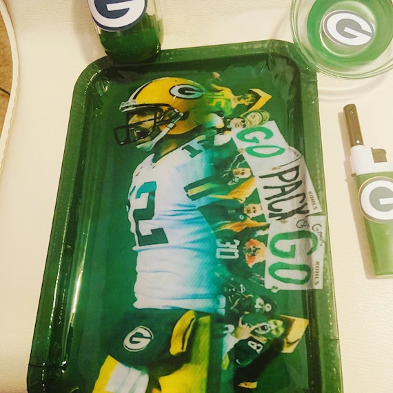 Aaron Rodgers Rolling Tray Set | Etsy