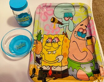 Spongebob Rolling Tray - Etsy