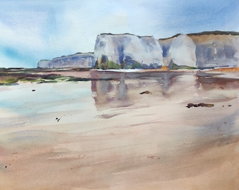 Seaside Cliffs Art - Etsy