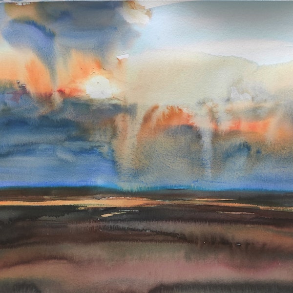 Expressive Landscape - Etsy