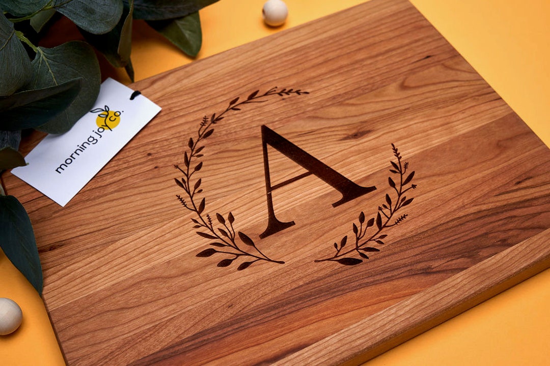 Last Name Cutting Board | Custom Bread Board | Unique Serving Board ...