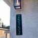 Five Number Vertical, Address Sign, Modern House Numbers, Address ...