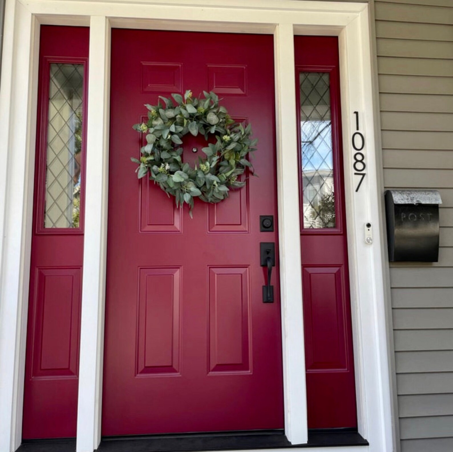 Narrow Modern House Numbers & Letters Home Address Mailbox - Etsy