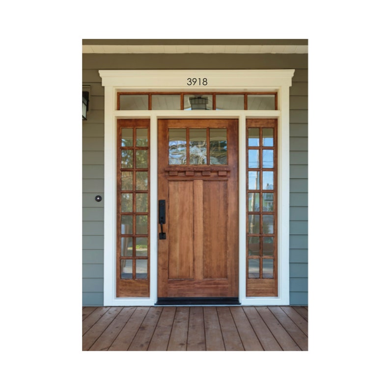 Narrow Modern House Numbers & Letters Home Address Mailbox - Etsy