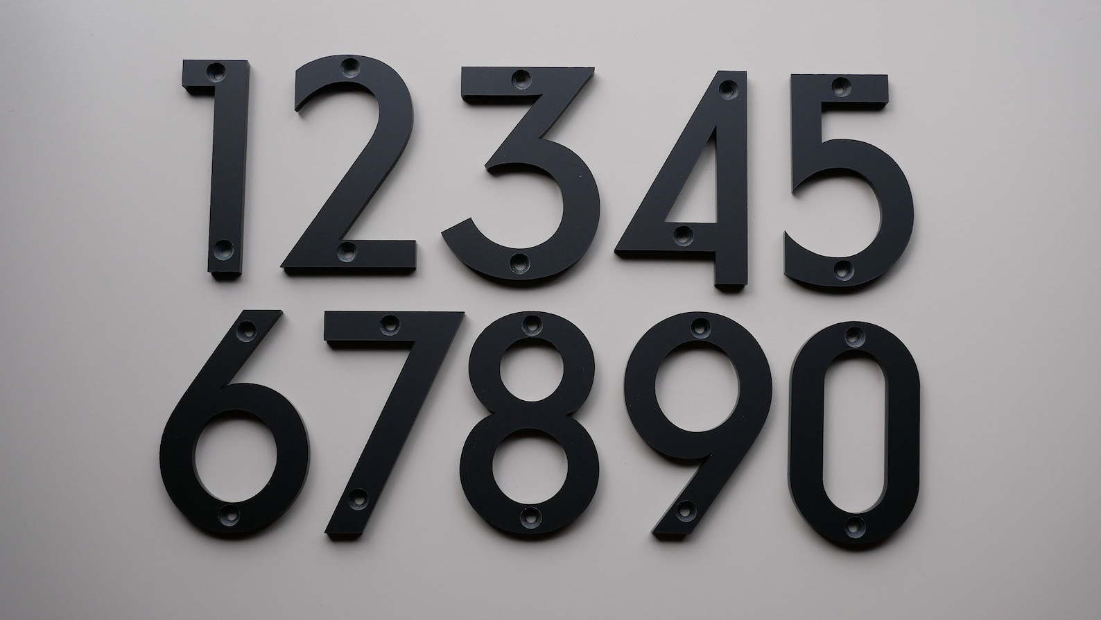 Bold Modern House Numbers & Letters, Home Address, Mailbox Numbers - Etsy
