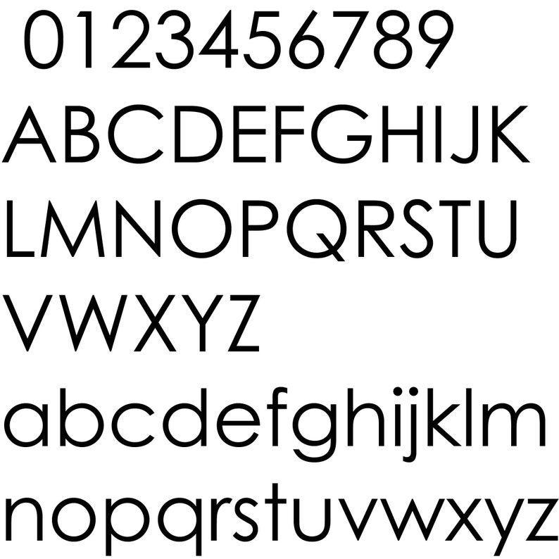 Narrow Modern House Numbers & Letters Home Address Mailbox - Etsy