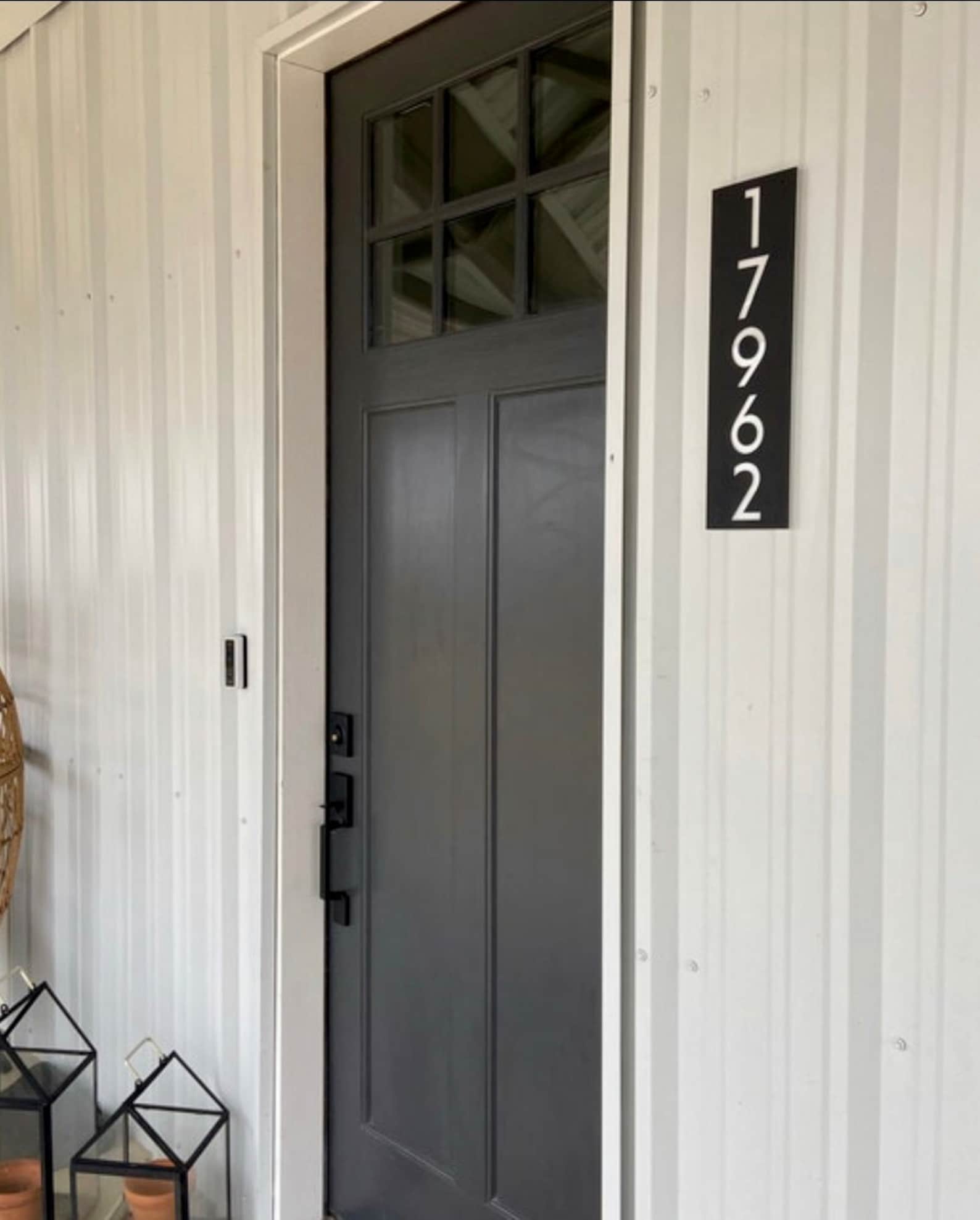 Five Number Vertical, Address Sign, Modern House Numbers, Address ...