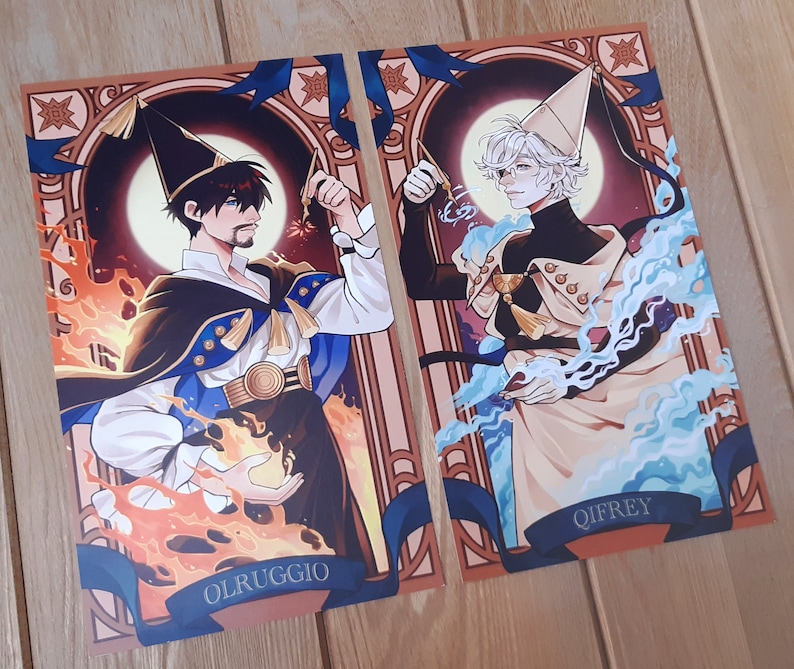 Qifrey and Olruggio A4 Slim Prints - Etsy