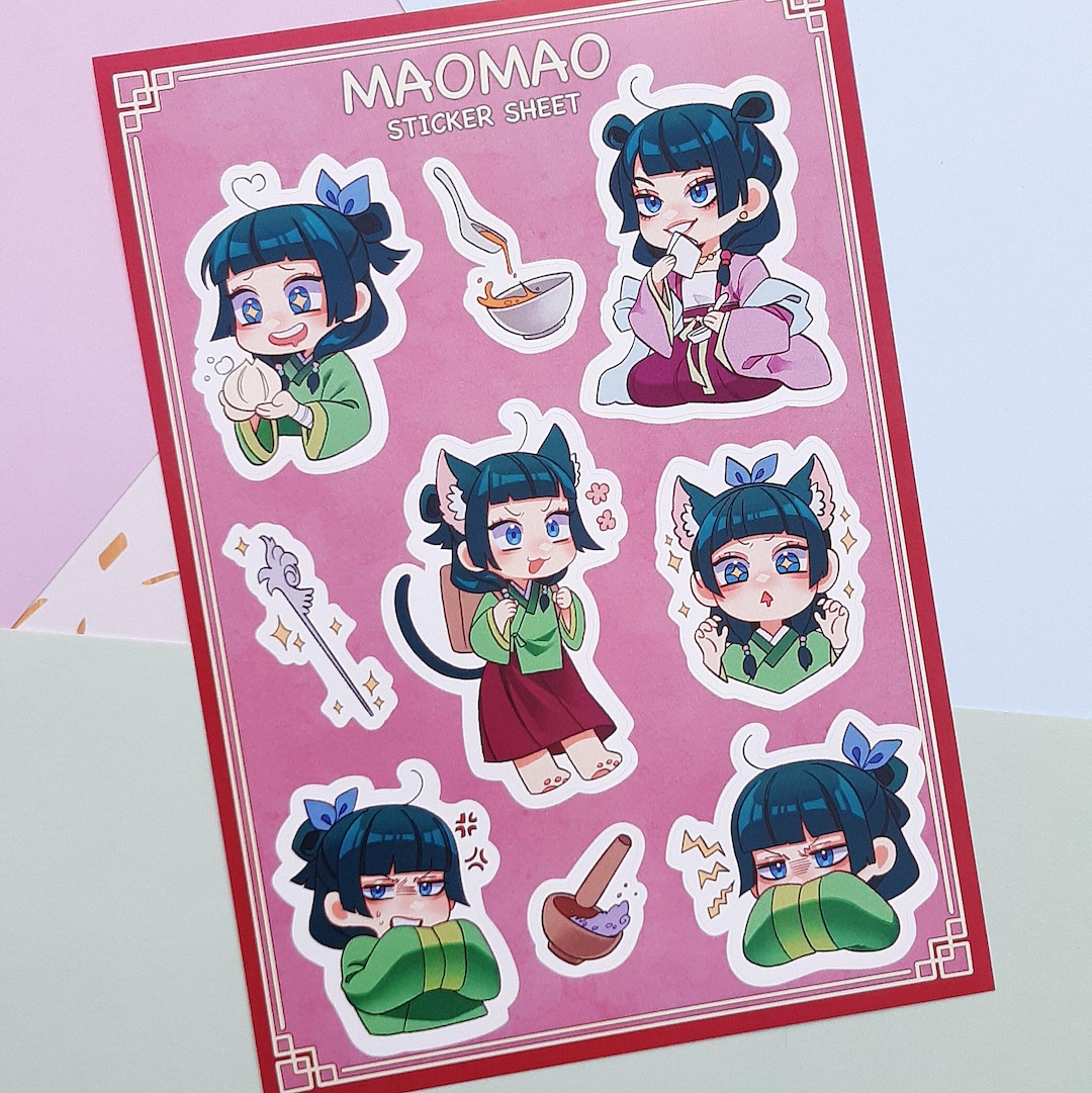 Maomao Sticker Sheet - Etsy
