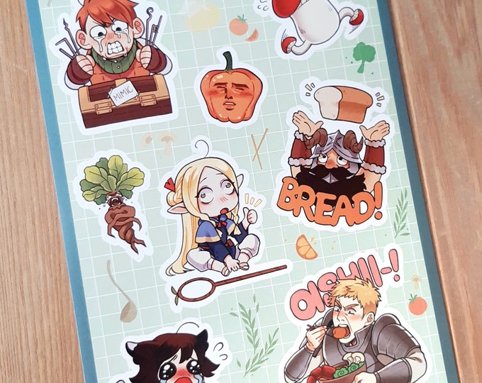 Dunmeshi Sticker Sheet - Etsy