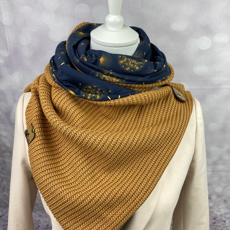 Big Button Scarf - Etsy