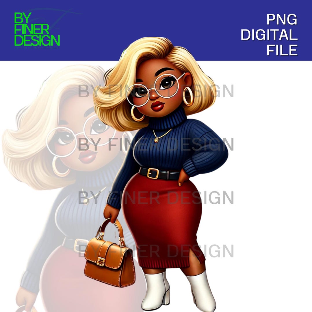 Noelle – Howard University Inspired Chibi Doll Digital Art PNG | Bison ...