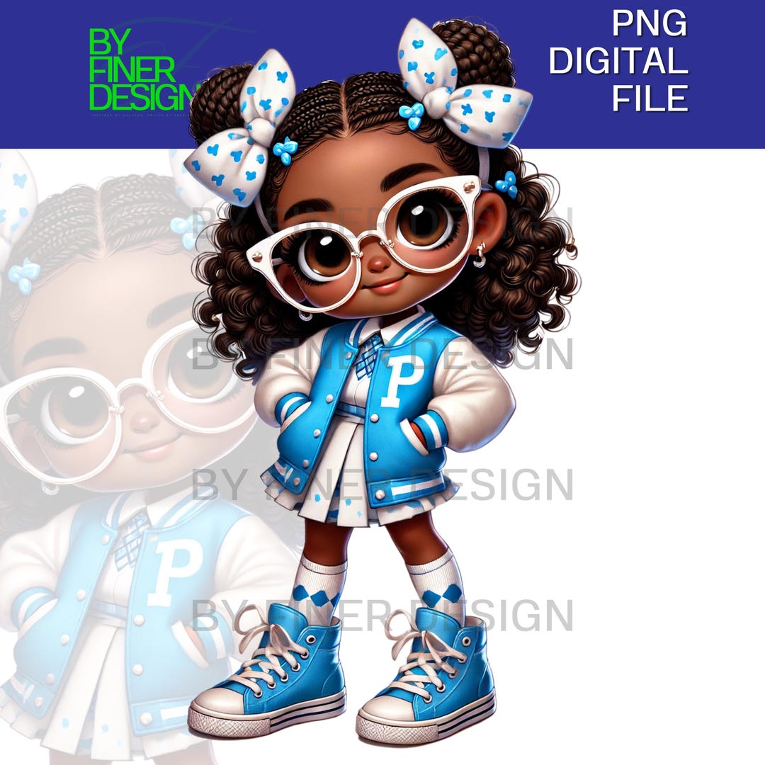 Janiyah - Zeta Youth Chibi Doll | Pearlette PNG | Digital Download - Etsy