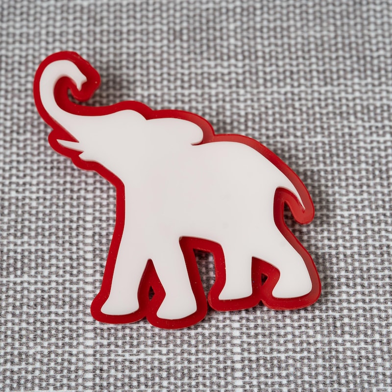 Elephant Lapel Pin - Etsy