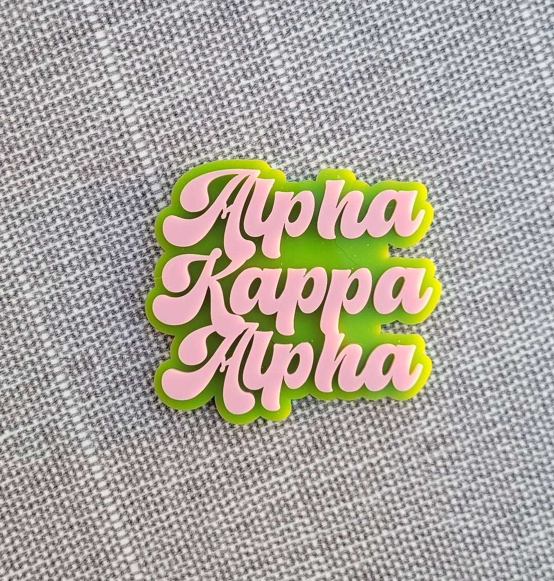 AKA Retro Sorority Pin | Alpha Kappa Alpha Pin - Etsy