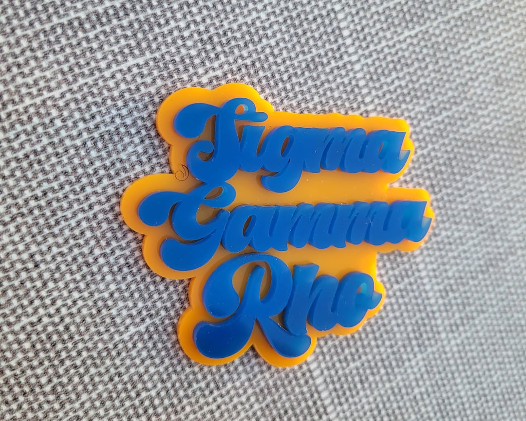 Sgrho Retro Sorority Pin | Sigma Gamma Rho Pin - Etsy