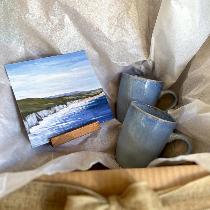 Blue Coffee Mug - Etsy