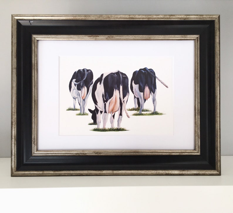 Cow Print Friesian Cows Holstein Cowsacrylic Painting - Etsy