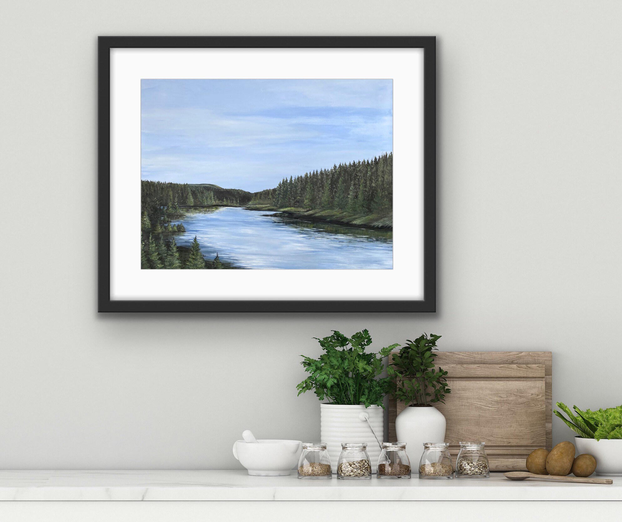 Banagher Glen Dam Reservoir River Landscape Dungiven - Etsy UK