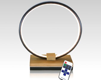 Led Round Table Lamp | Etsy