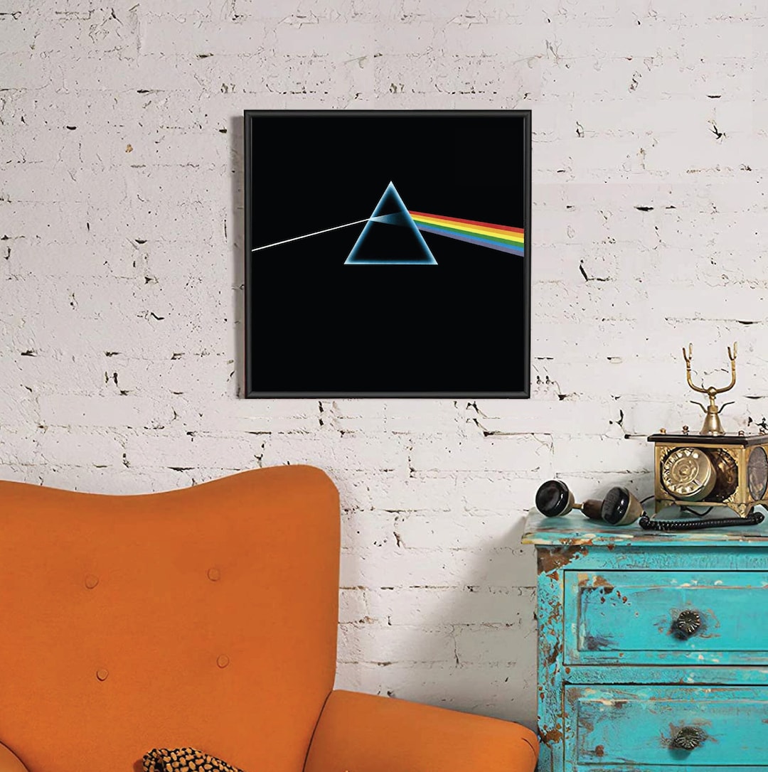 Dark Side of the Moon Pink Floyd Framed Album Print - Etsy