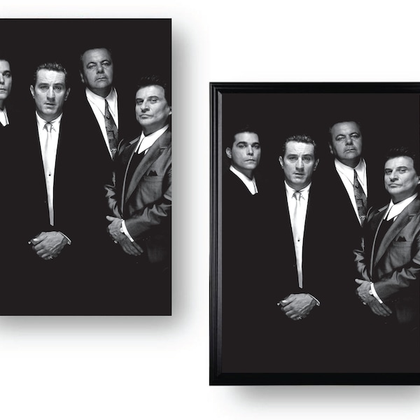 Goodfellas Black and White Poster - Etsy
