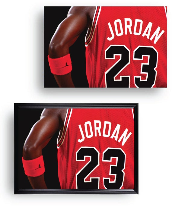 Michael Jordan 23 Print/poster 12 X 18 Vibrant | Etsy