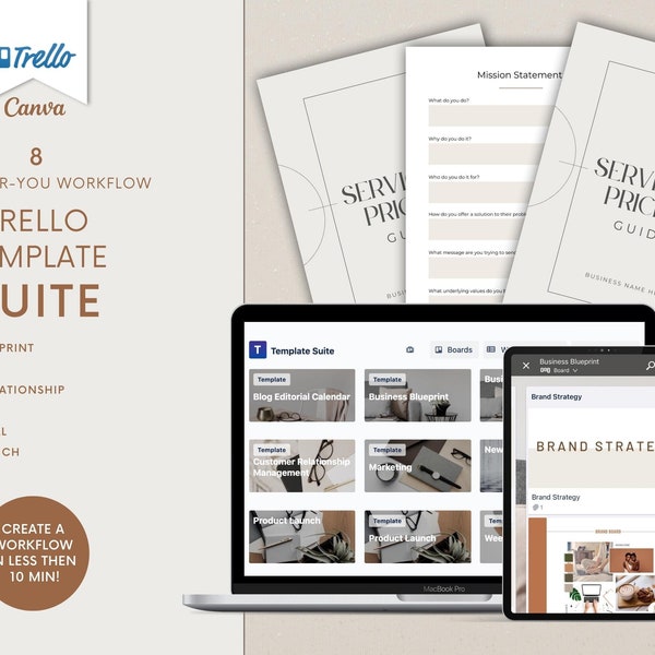 Trello Board Template - Etsy