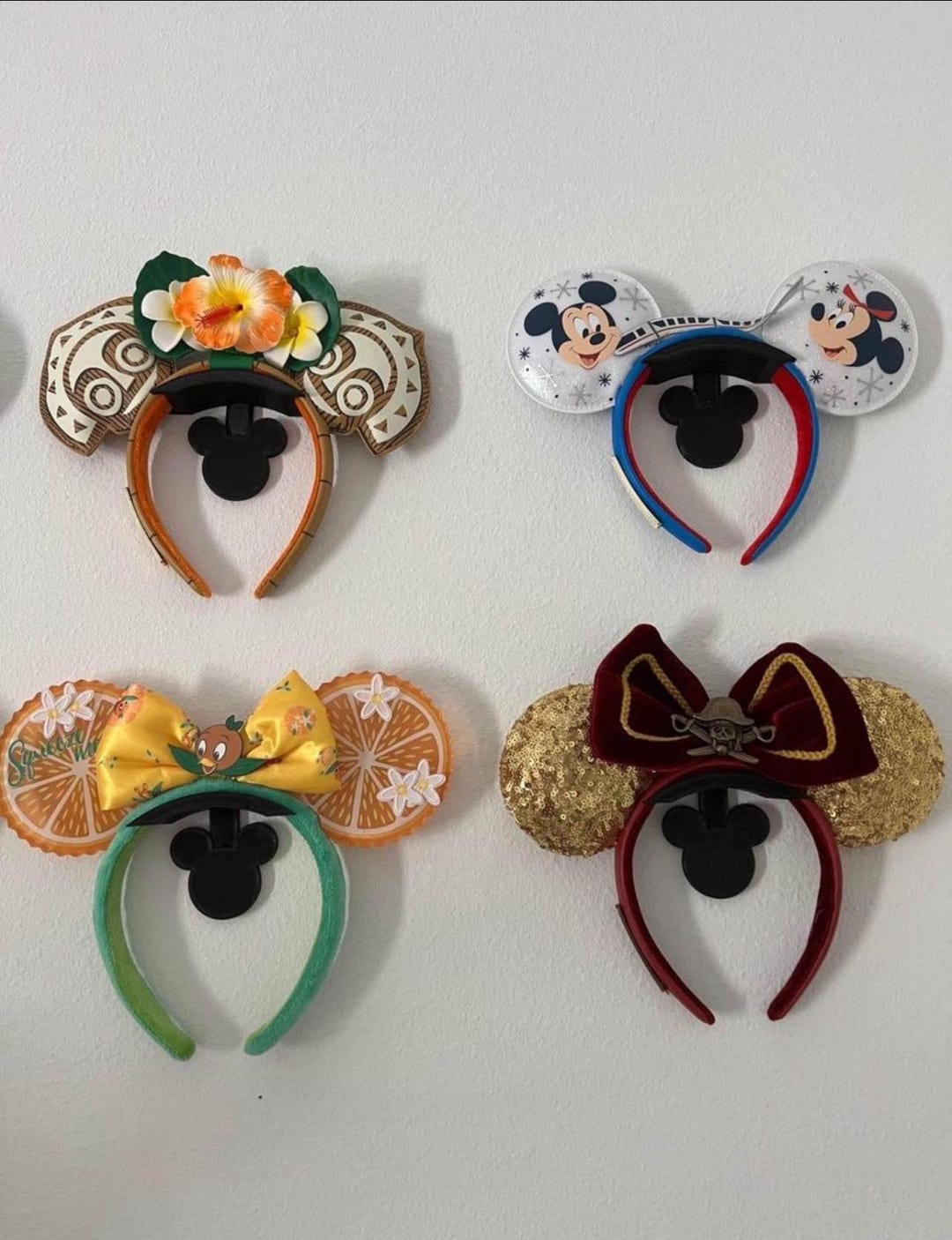 Mickey Mouse Inspired Ear Wall Display Hanger 3d Printed - Etsy