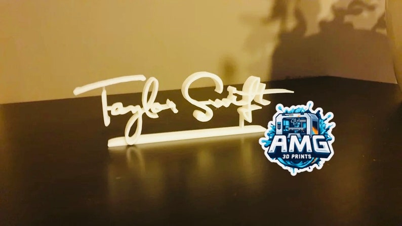 Taylor Swift 3D Printed Signature - Etsy