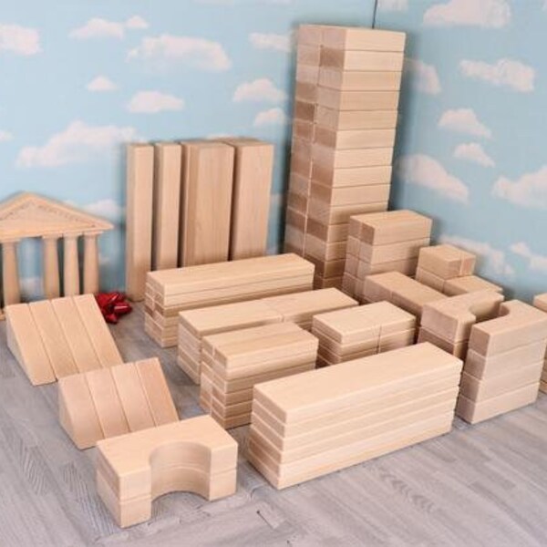 Wood Block Toy - Etsy