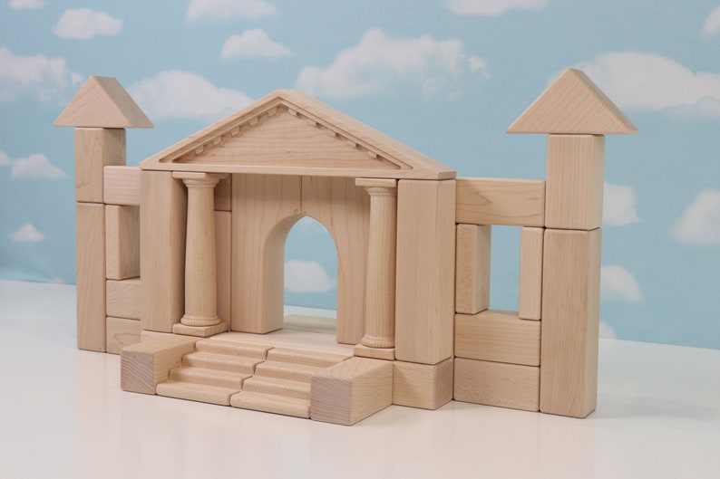 Wood Toy Block Set WS202 - Etsy