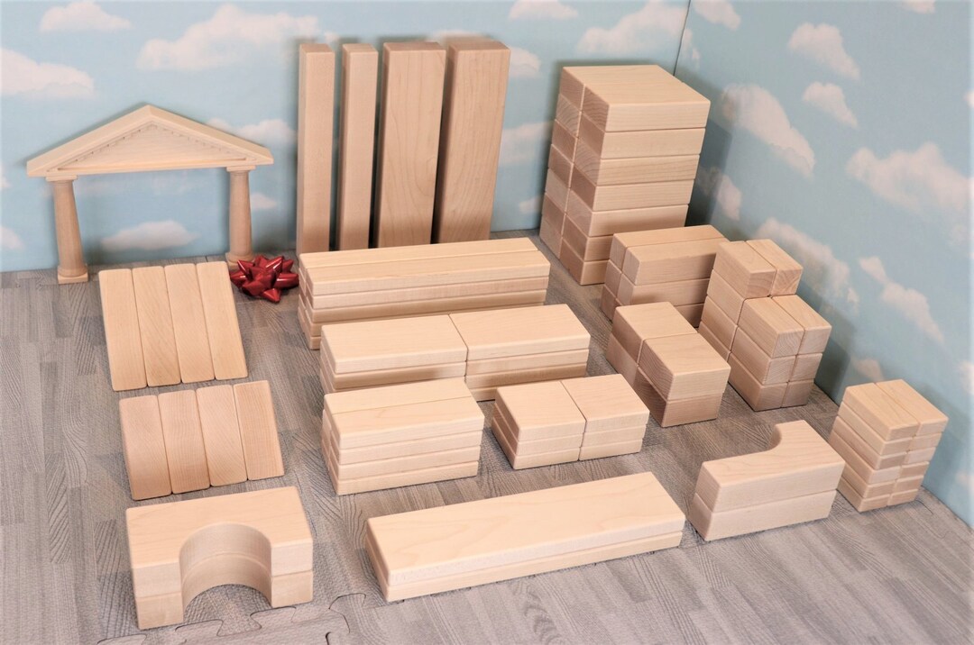 Wood Toy Block Set WS203 - Etsy