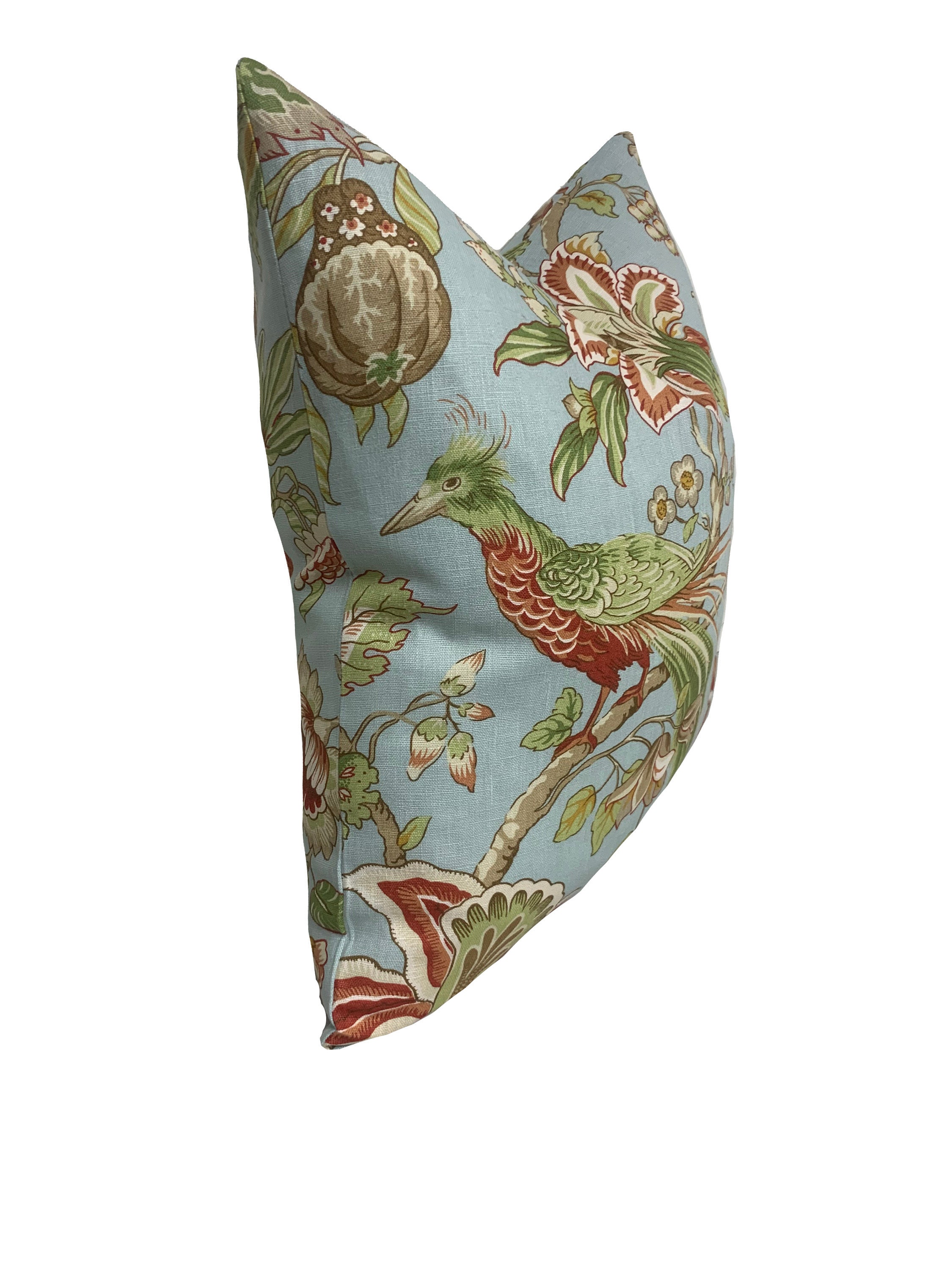 Schumacher Sandringham Robins Egg Cushion Cover Pillow Cover - Etsy