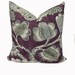 Thibaut Tree Nara Collection House Eggplant Cushion Cover - Etsy