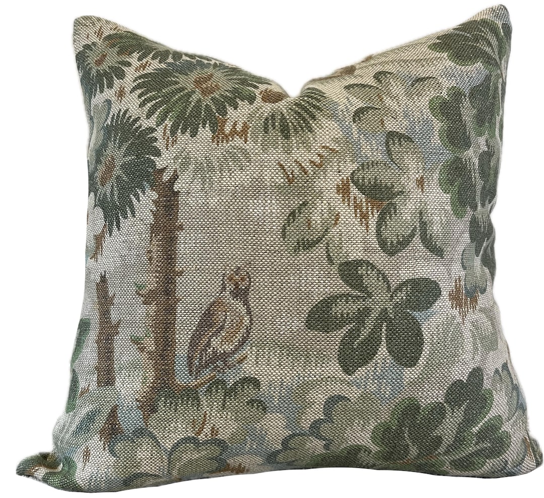 Cowtan and Tout Hawthorne Green Cushion Cover Pillow Cover Double Sided ...