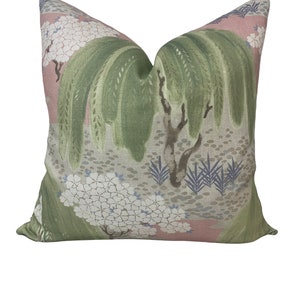 Thibaut 'WILLOW TREE' Willow Tree Collection Blush Cushion Cover Pillow ...
