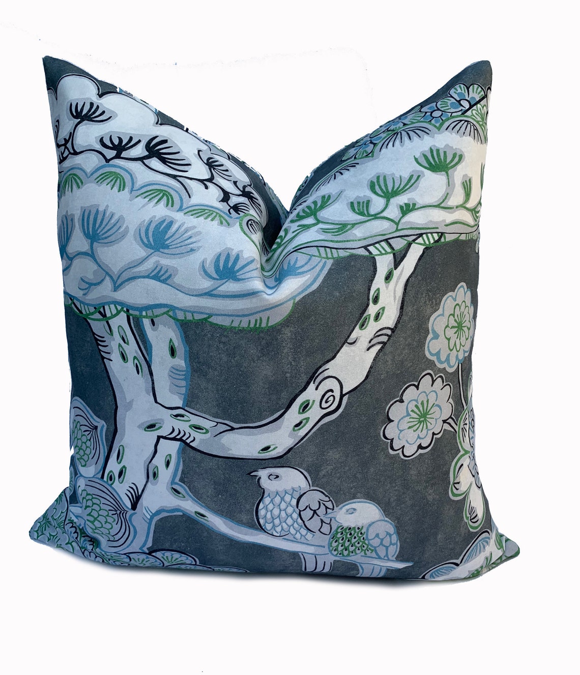 Thibaut Tree House Grey Nara Collection Cushion Cover Pillow | Etsy