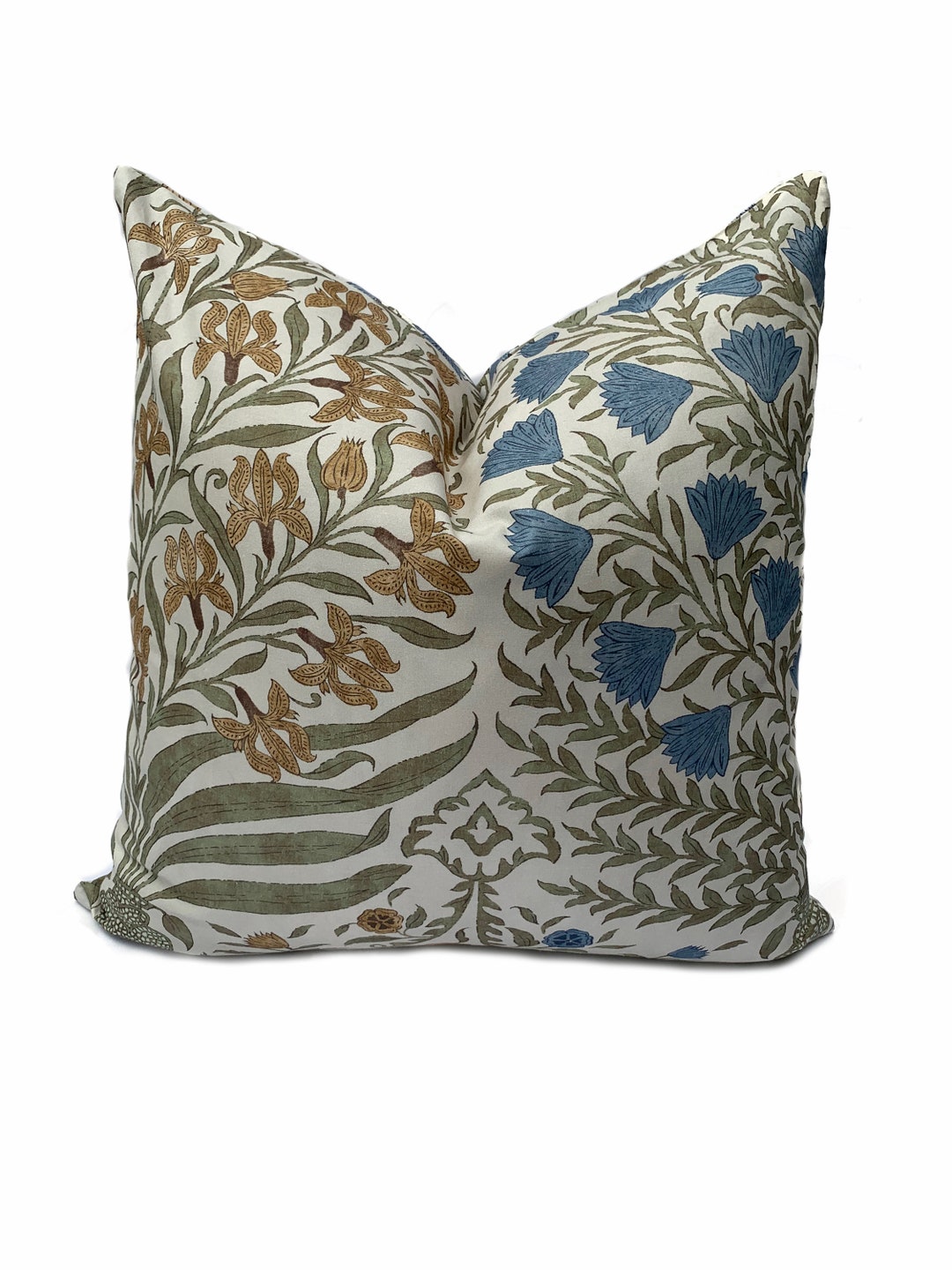 Lee Jofa Sameera Sapphire/gold Cushion Cover Pillow Cover Double Sided ...