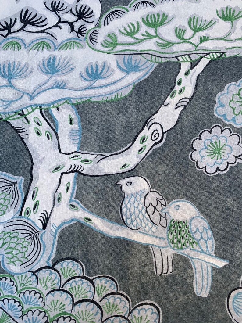 Thibaut Tree House Grey Nara Collection Cushion Cover Pillow | Etsy