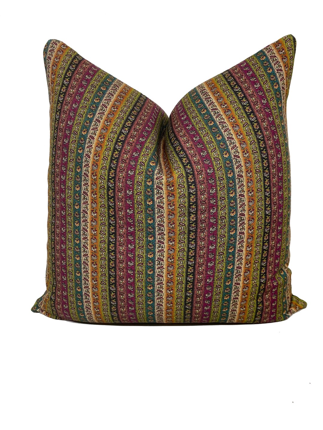 Mulberry Home Wild Stripe Plum Long Weekend Collection Double Sided ...