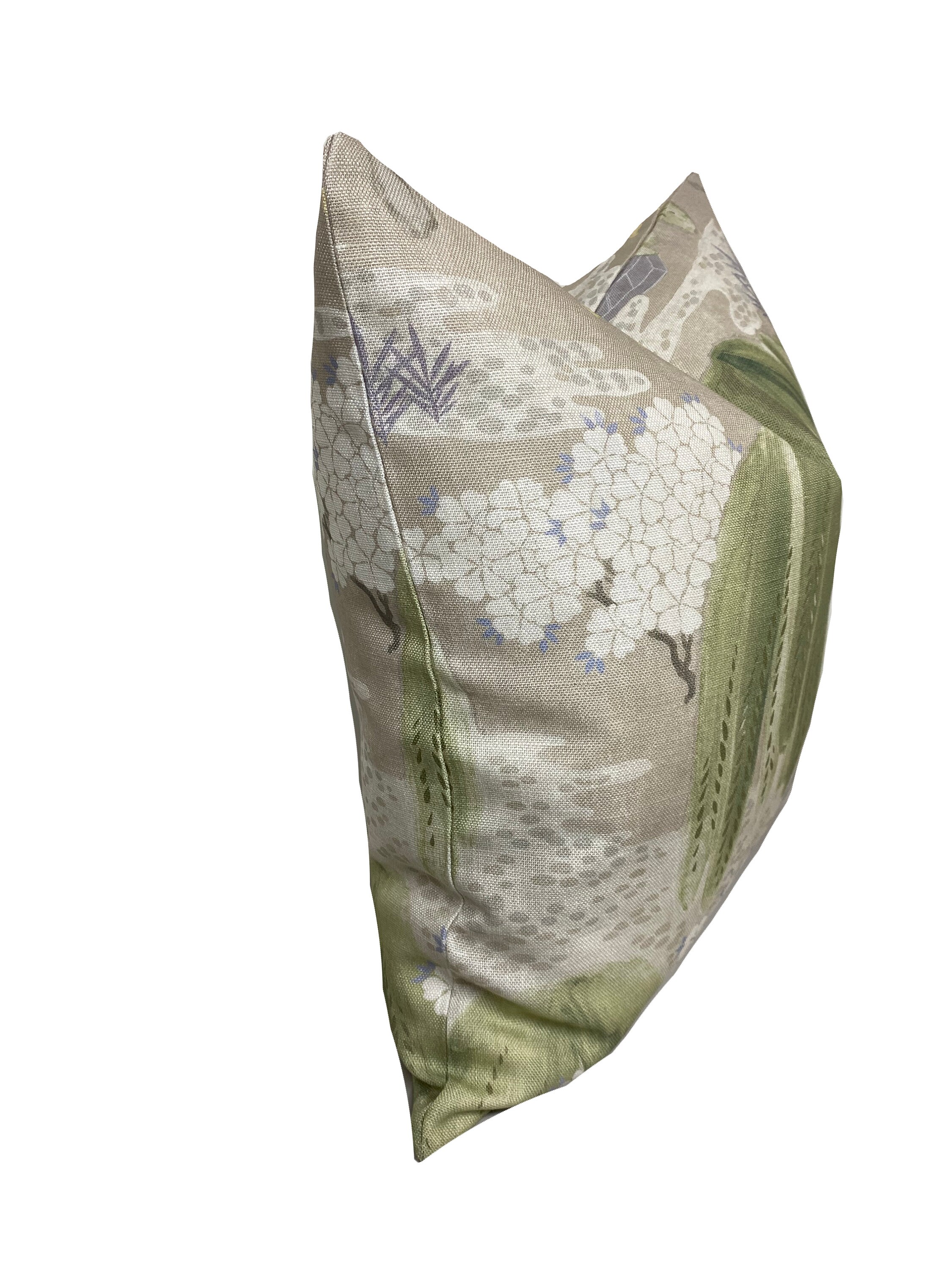 Thibaut 'WILLOW TREE' Willow Tree Collection Biege Cushion Cover Pillow ...