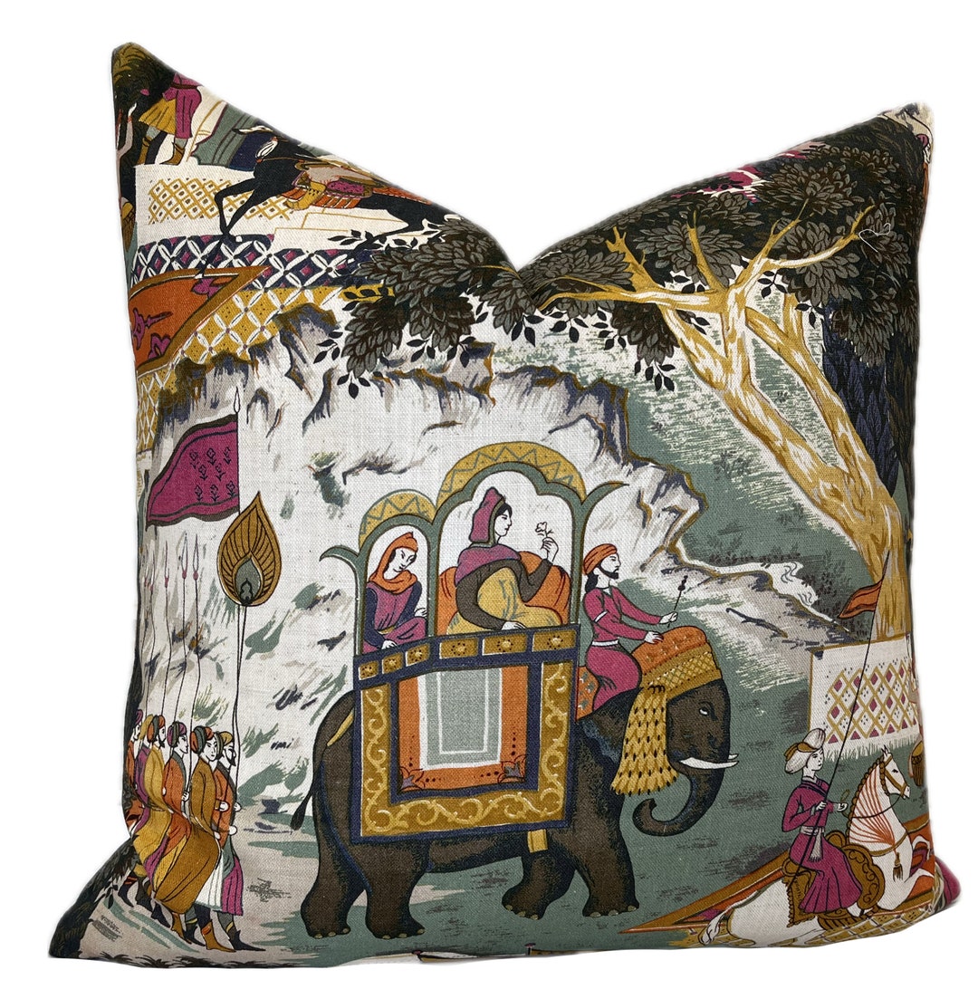 G.P & J Baker Shalimar Aqua Decorative Cushion Cushion Cover Pillow ...