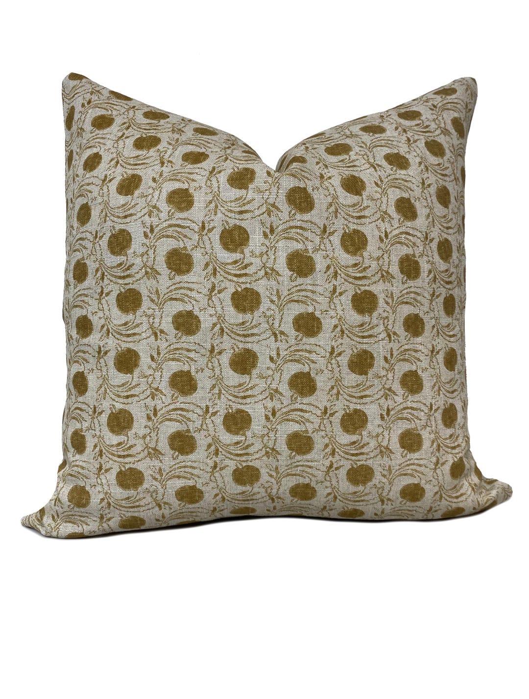 G.P & J Baker Seed Pods Ochre Double Sided Cushion Cover Pillow Cover ...