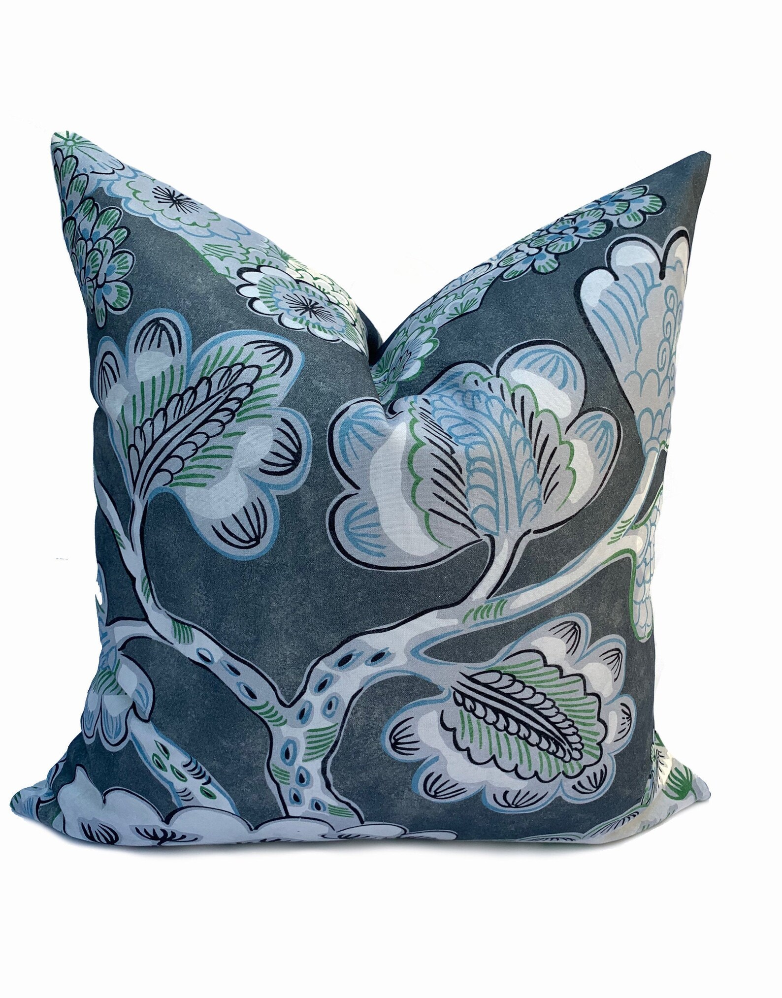 Thibaut Tree House Grey Nara Collection Cushion Cover Pillow | Etsy